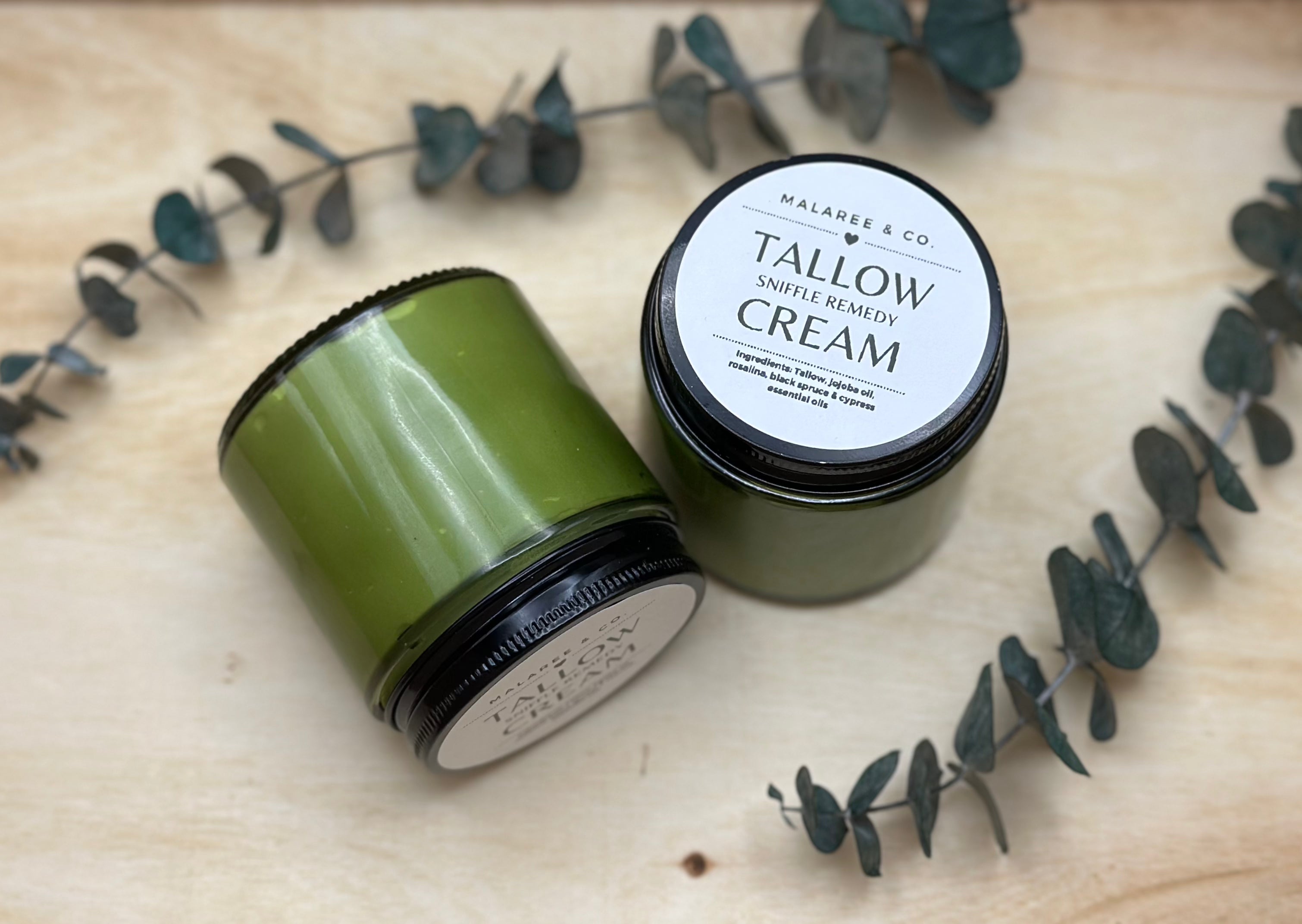 Sniffle Remedy Tallow Cream – Malaree & Co